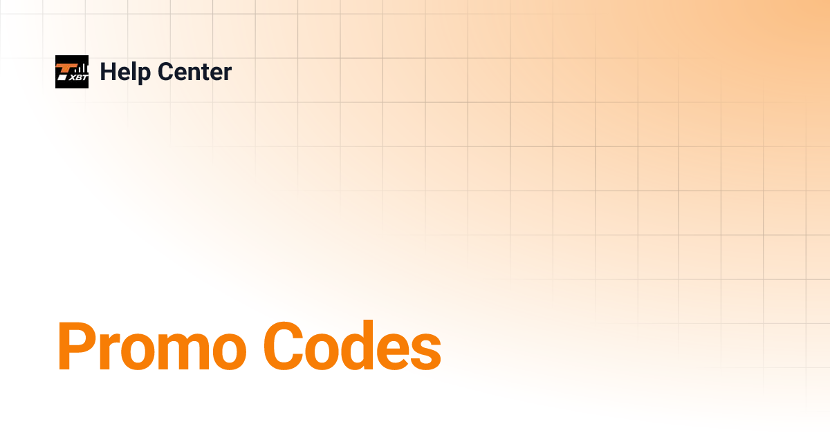 Promo Codes | Help Center